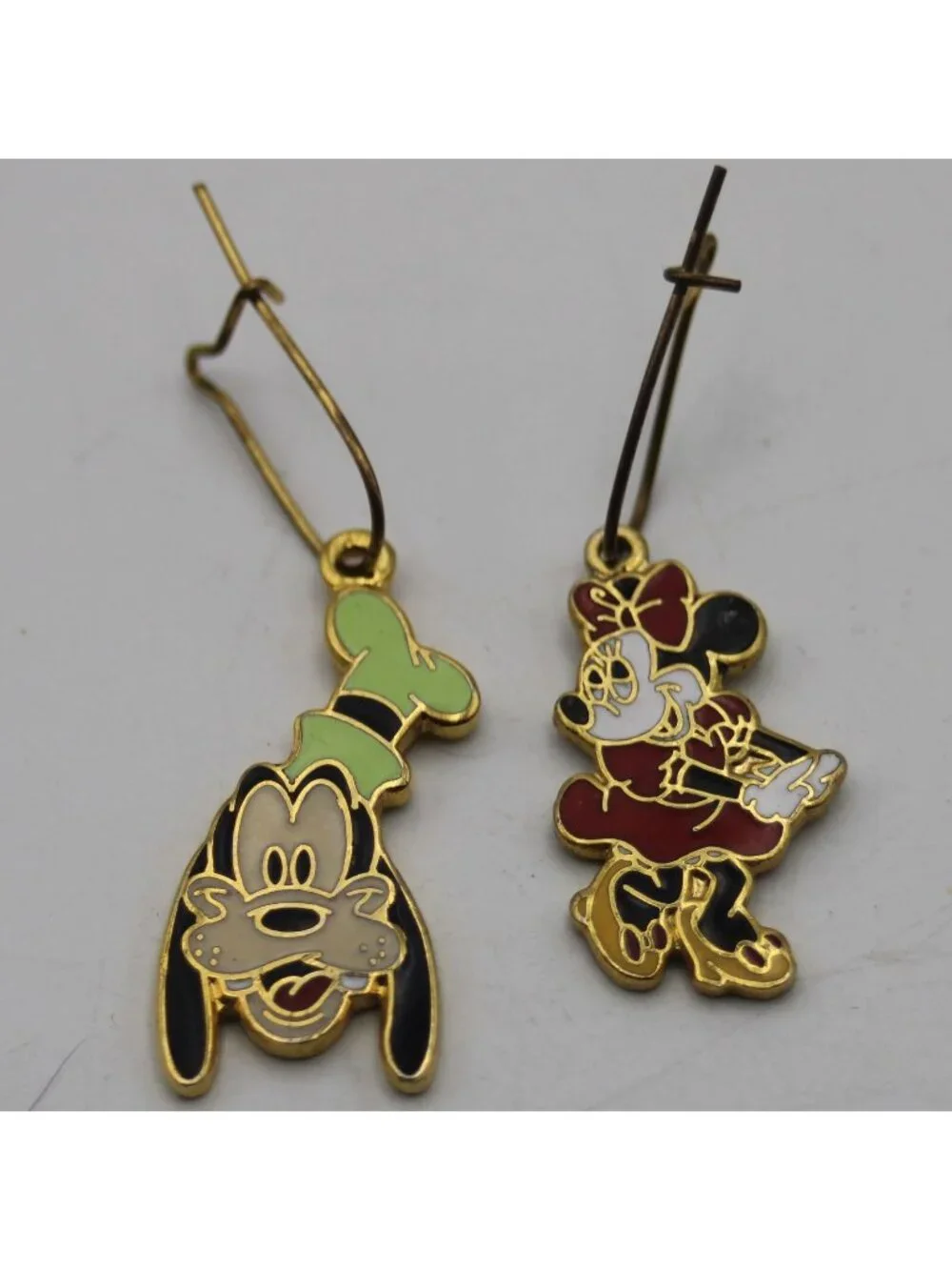 Disney | Jewelry | Disney Goofy And Minnie Mouse Mismatched Earrings ...
